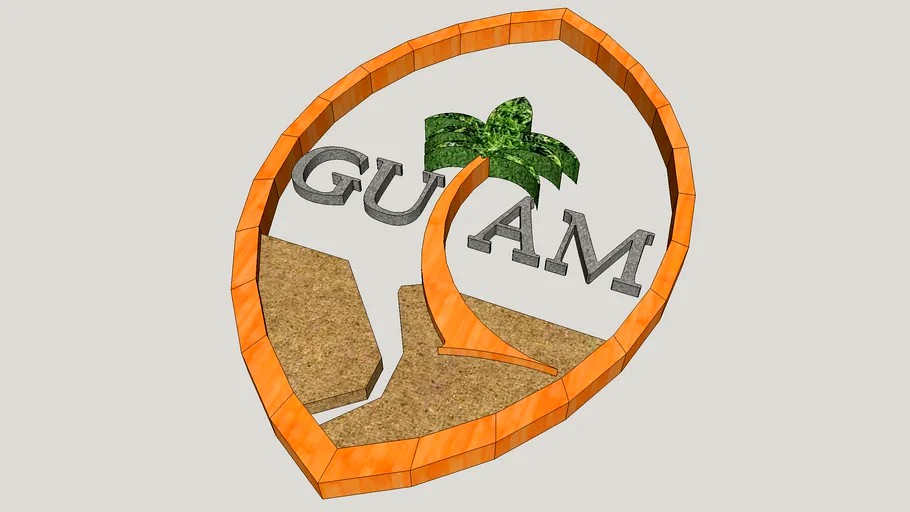 Guam Seal 3d model