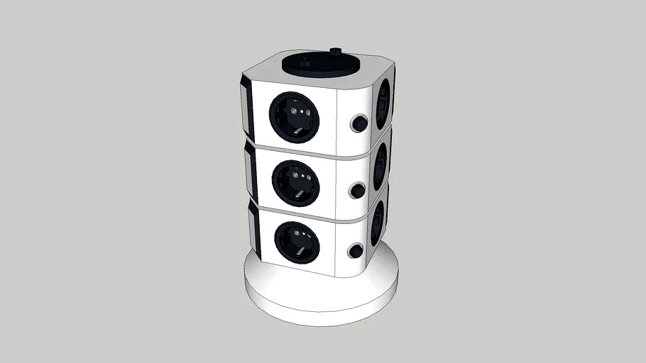 Vertical Power Stacker 3d model