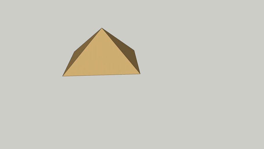 Sandstone brick pyramid 3d model