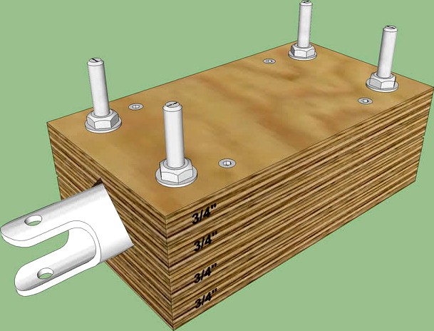 Tubing / Cylinder Support Jig 3d model