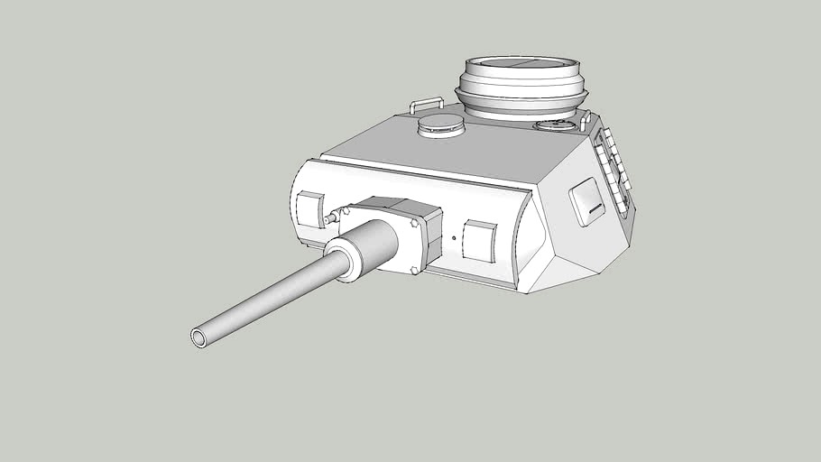 Panzer III J Turret 3d model
