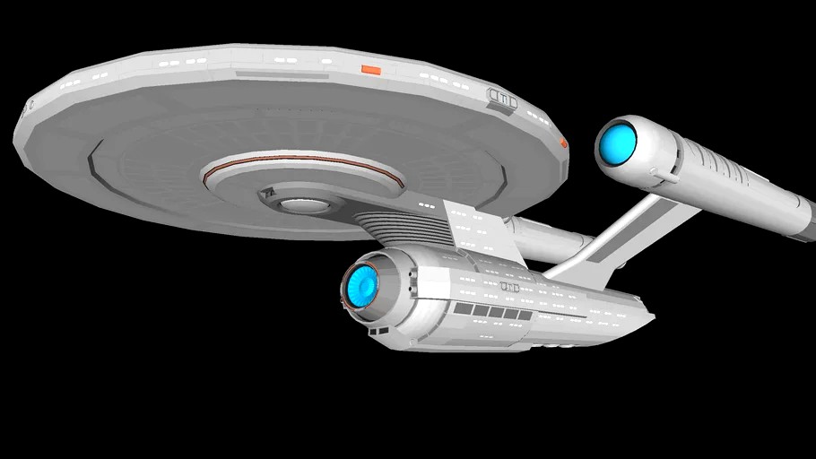 Constitution Class Concept. Starship 3d model