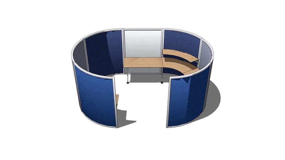 COVE RE-40 Screen System Configuration 3d model