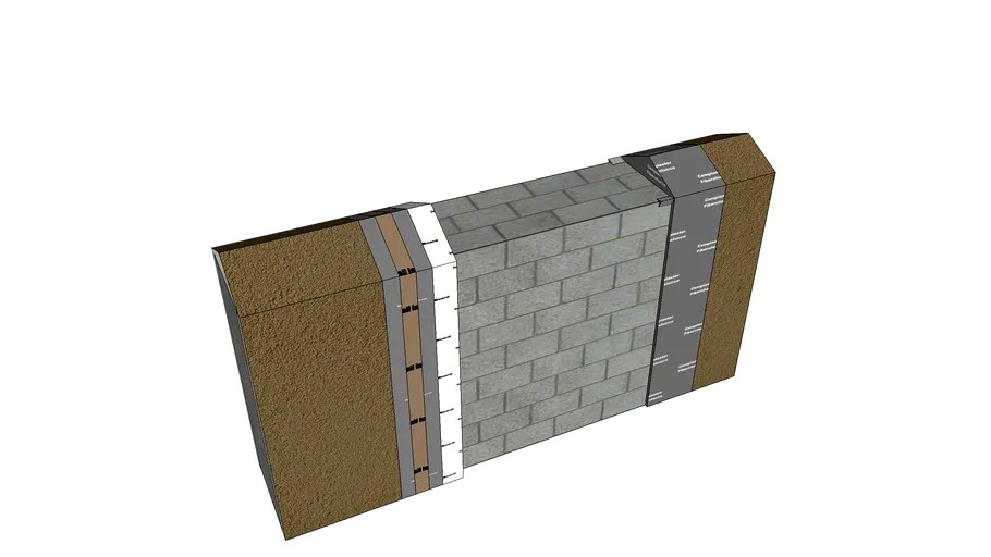 Cemplaster Fiberstucco & Aggre-flex EIFS Sloped Caps 3d model