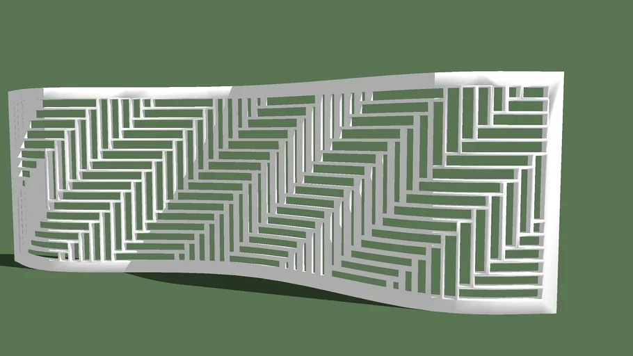 Parametric Wall Panel 3d model