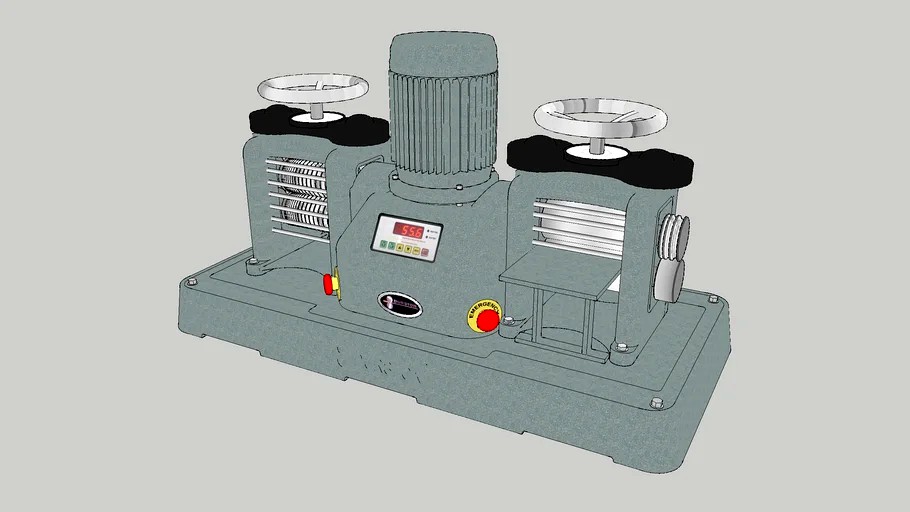 Durston DRM 130 Double Power Mill (w/logo) 3d model