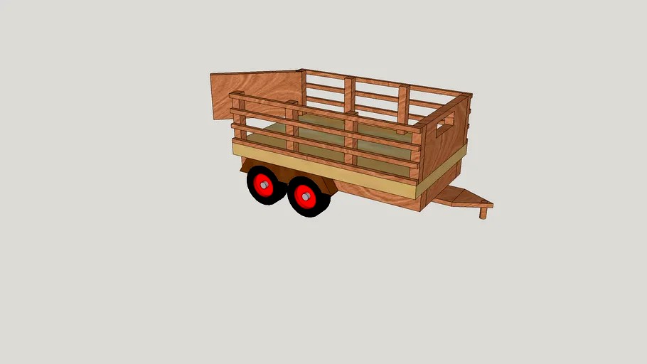 Utility Trailer 3d model