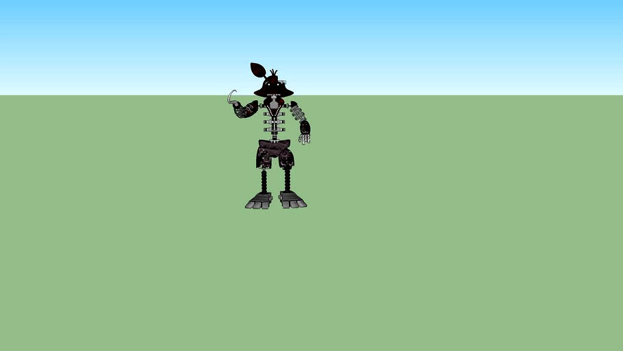Ignited foxy 3d model