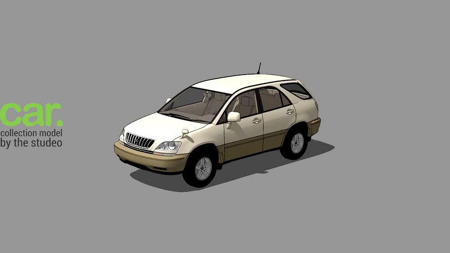 lexus rx300 1998 3d model
