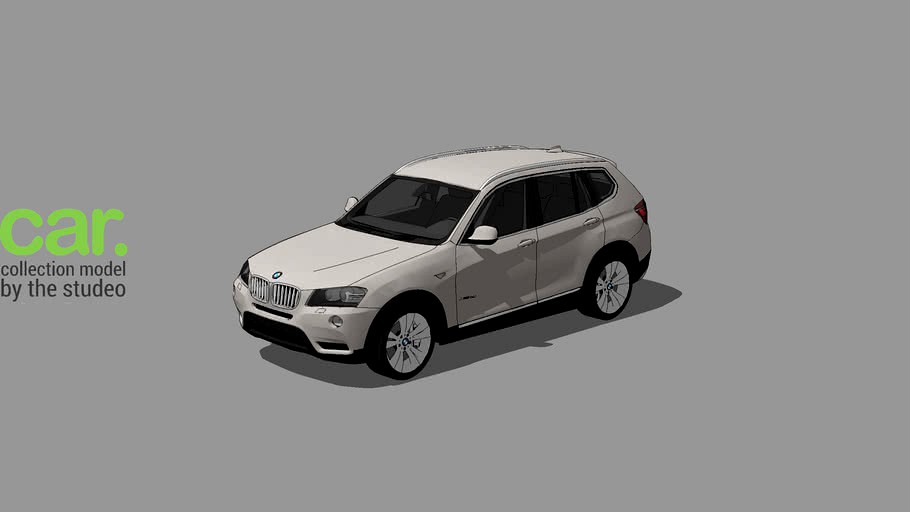 bmw x3 2011 3d model