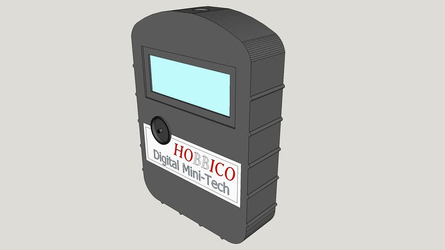 RC Digital Mini Tachometer 3d model