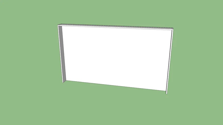 Back screen 3d model