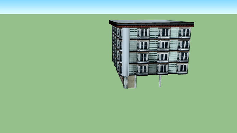 City Escape Building 1 3d model