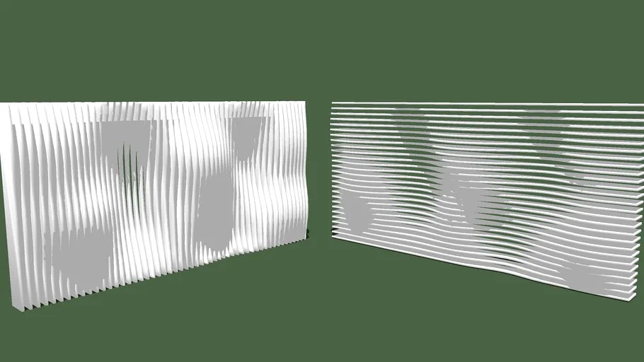 Parametric Wall Panels 3d model