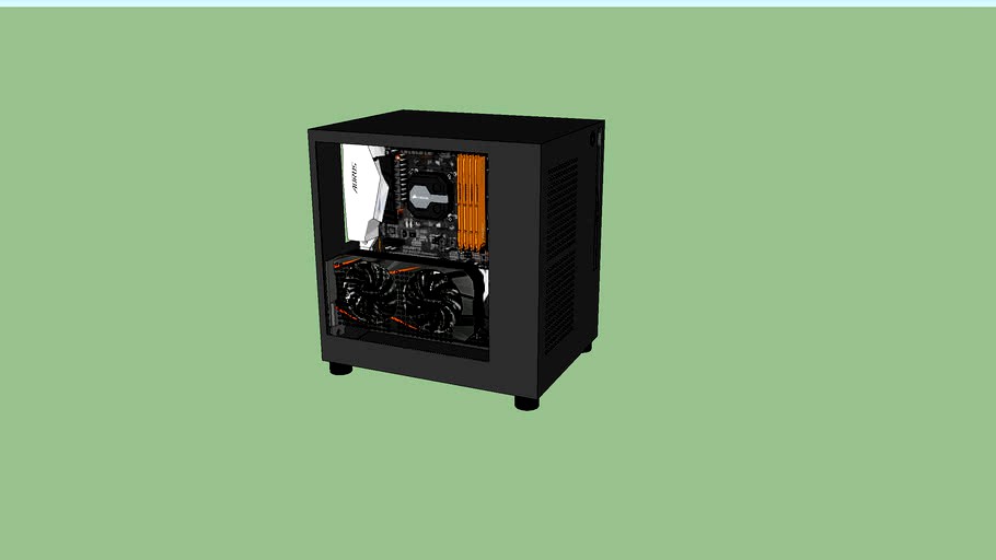 Custom PC Case 3d model