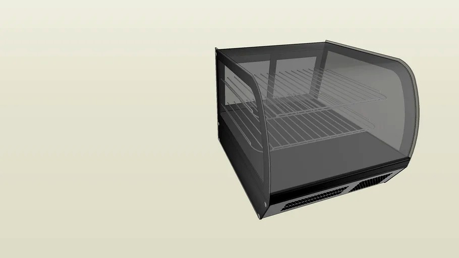 Polar Chilled Display Merchandiser 100Ltr cold food display] 3d model