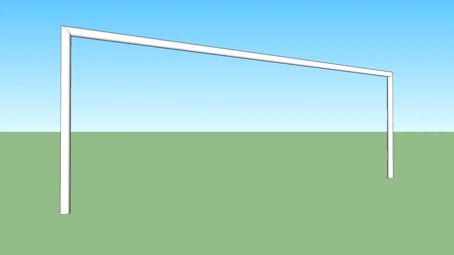 Soccer Goal (No Netting) 3d model