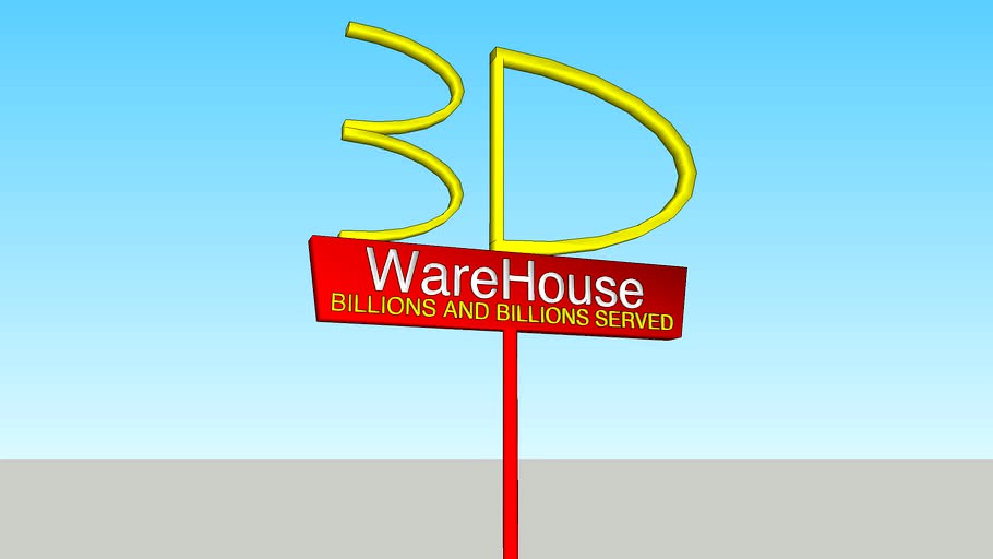 New 3D Warehouse Logo model