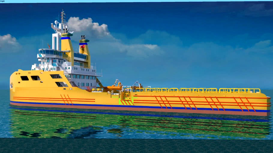 SHIPS- OSV SHIPS - OFFSHORE SERVICE VESSEL - DIVE SUPPORT VESSEL -OIL ...