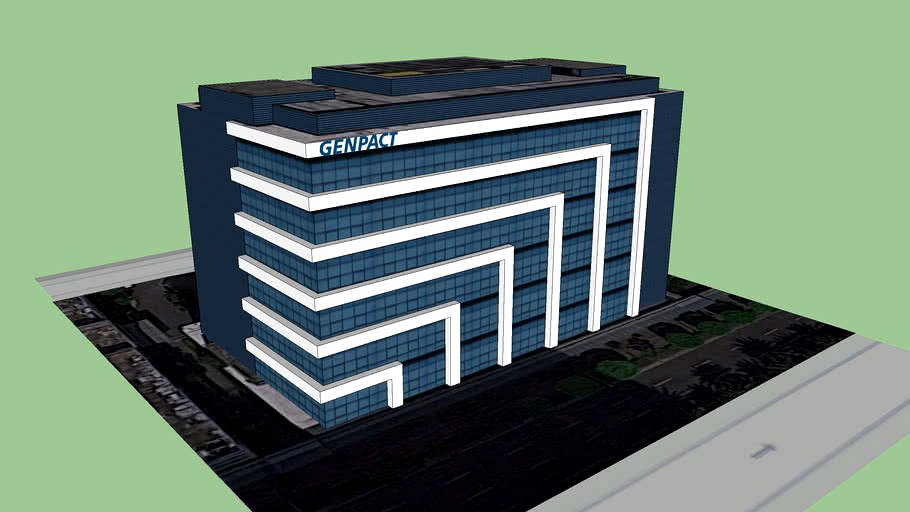 5132 Genpact Corporate Building Alabang 3d model