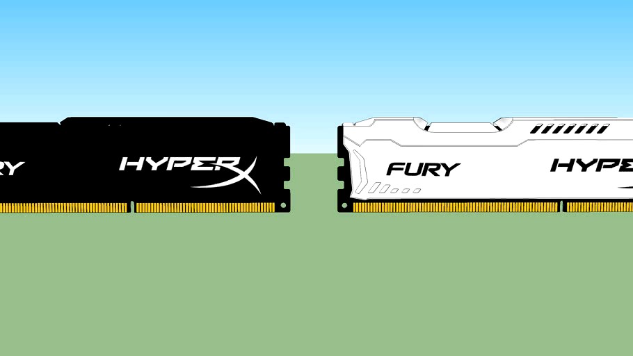 Kingston HyperX Fury 3d model