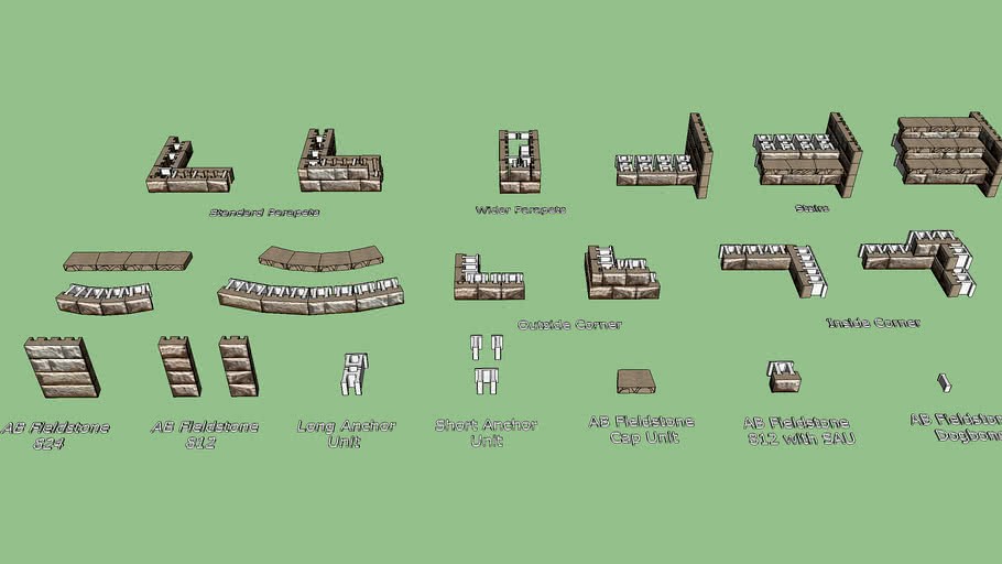 Allan Block Fieldstone Retaining Wall Blocks - Sierra Series - Tan ...