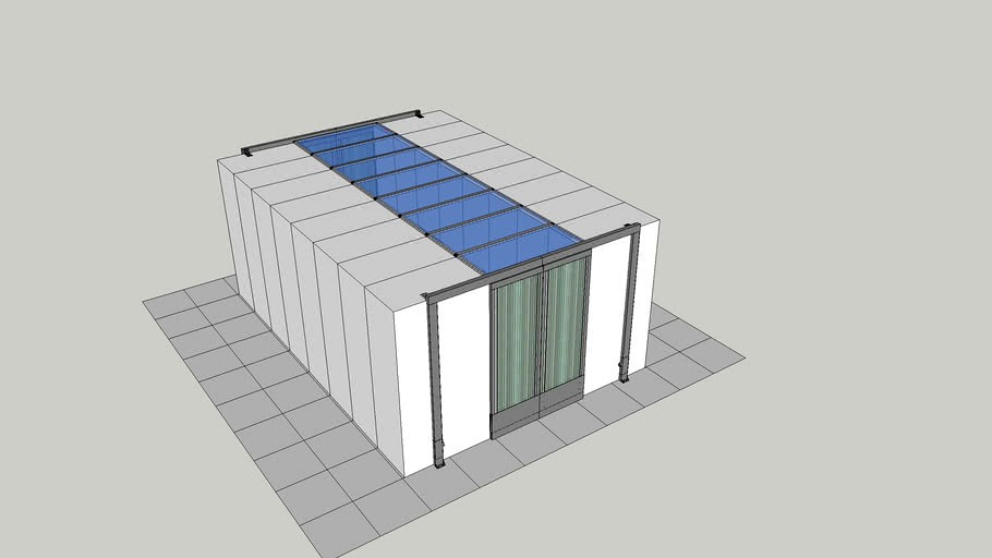Reference Drop-Away Panel POD 3d model