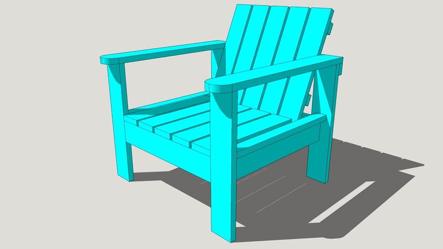 Outdoor Lounge Chair 3d model