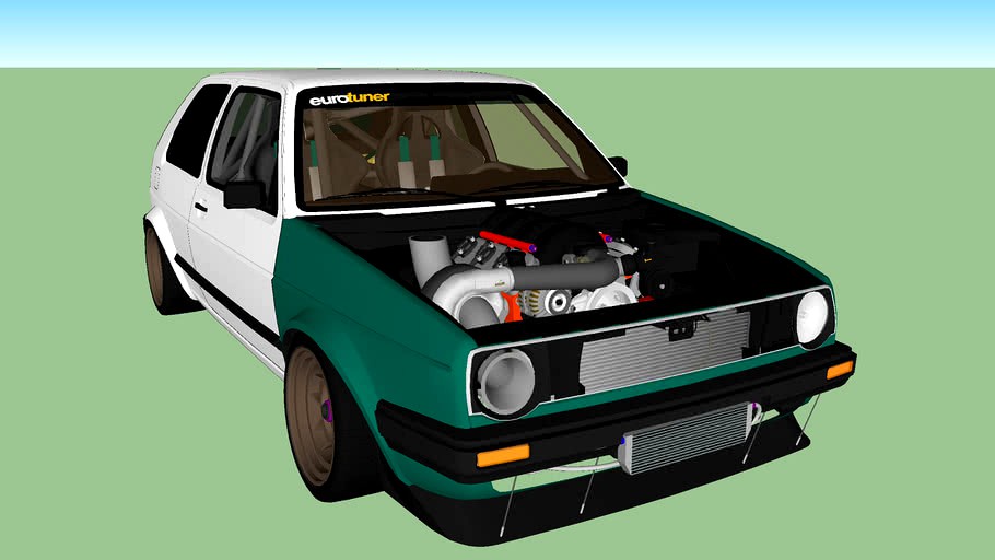 LSX Volkswagen GTI 3d model
