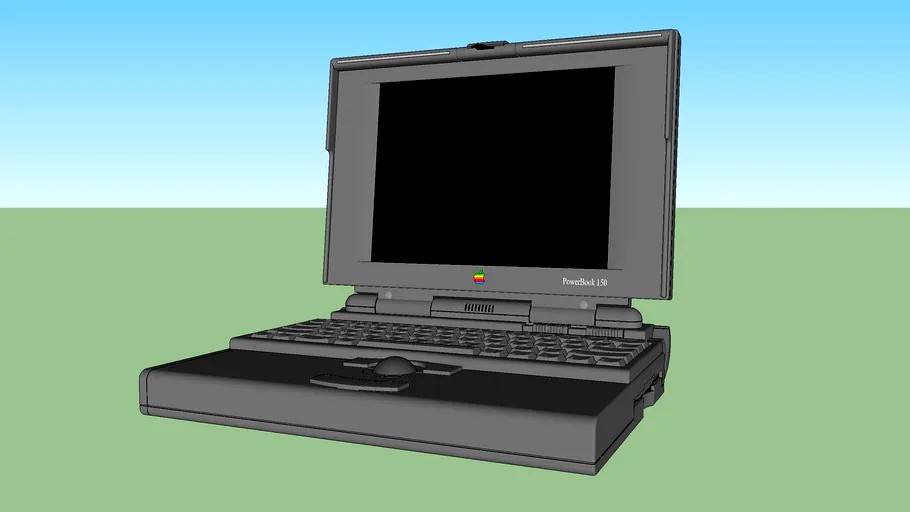Apple PowerBook 150 (1994) 3d model
