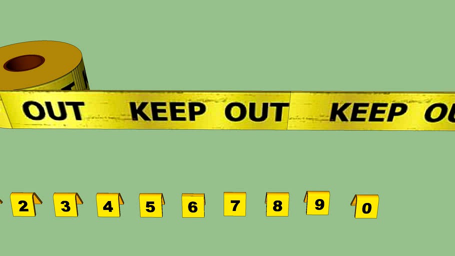 Crime Scene 3d model