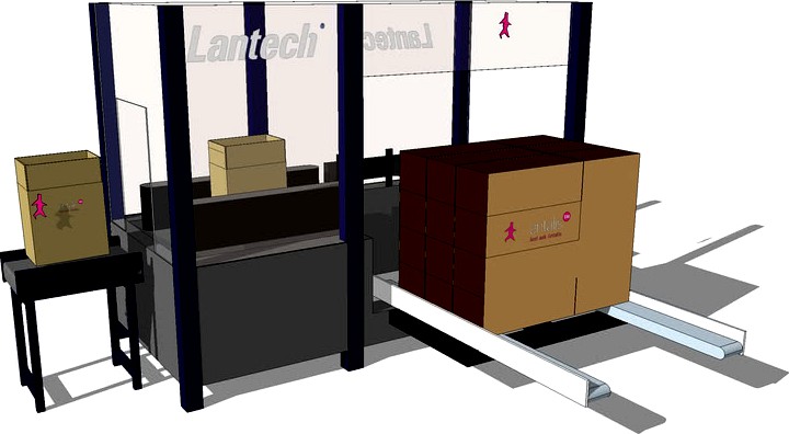 Lantech C300 Case Erector From Antalis Packaging 3d model