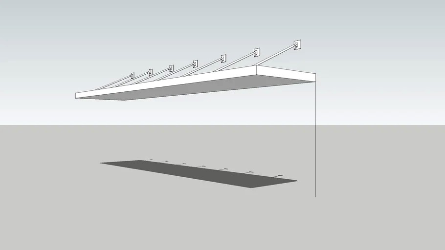 Metal Canopy 3d model