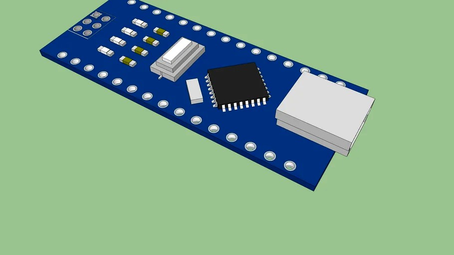 Arduino Nano 3d Model