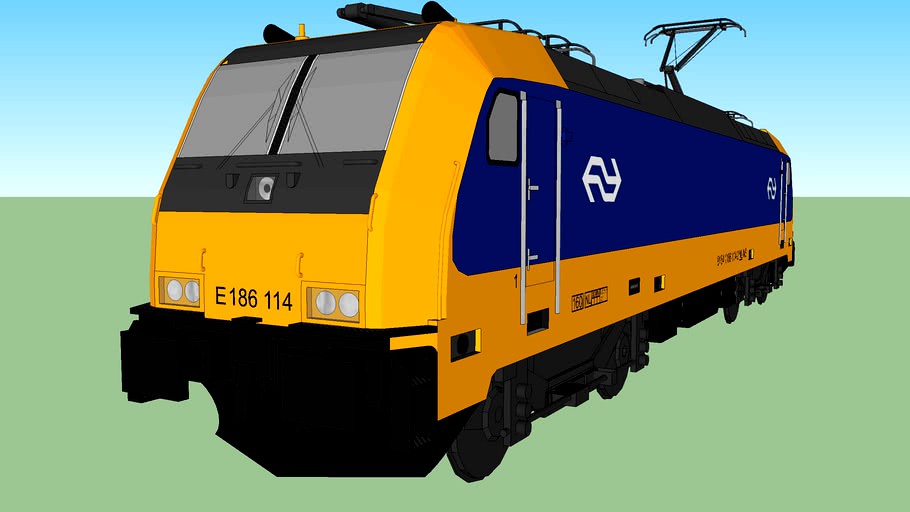 Bombardier Traxx NS 3d model
