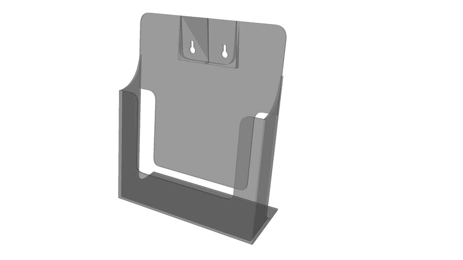 pocket folders with plexiglass 3d model