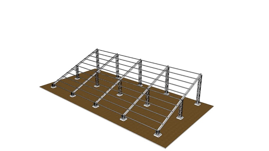 PV MOUNTING STRUCTURE 3d model