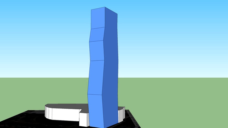 SM Megamall Tower AKA The Mega Tower (Mandaluyong) 3d model