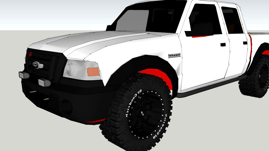 ford ranger model 2008 3d