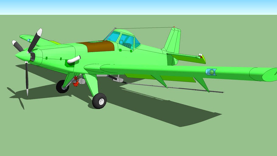 Embraer EMB 200 Ipanema 3d model