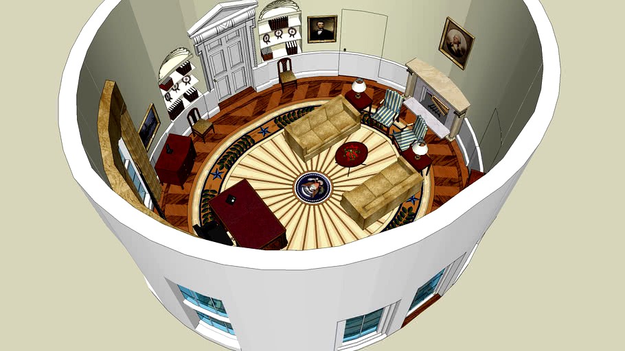 Oval Office 3d model