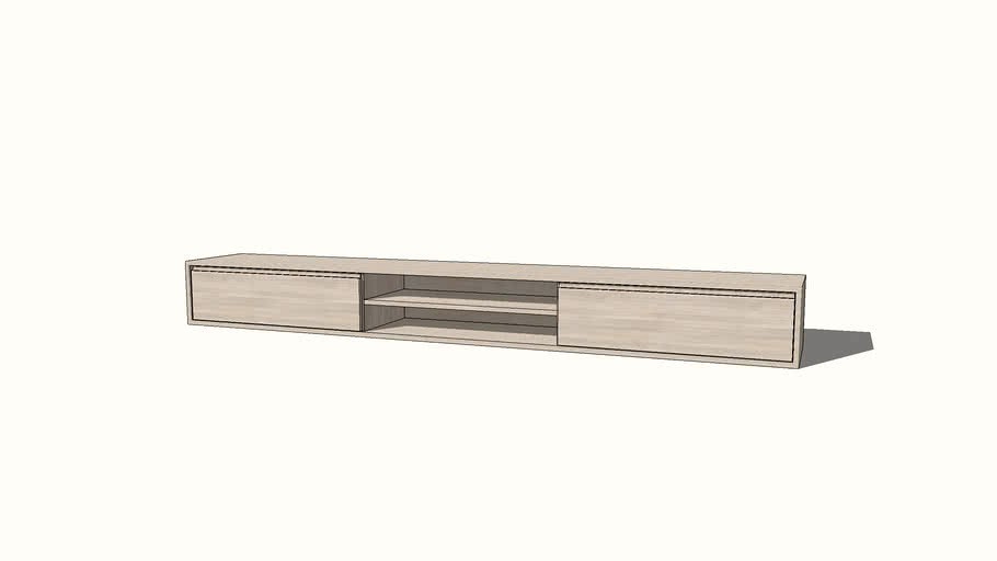Aurora tv-dressoir, AT33A 3d model