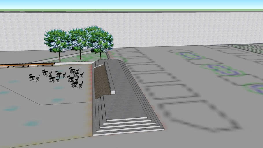 Haigis Mall Water Feature 3d model