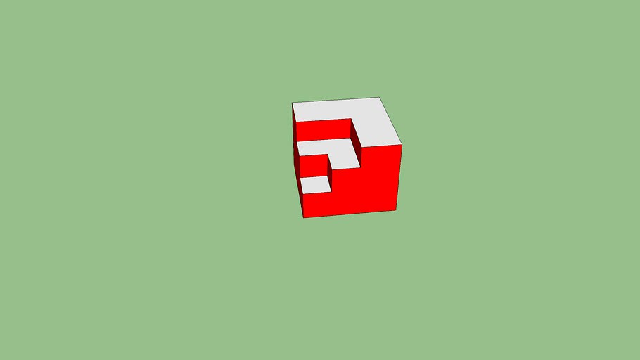 Sketchup logo 3d model