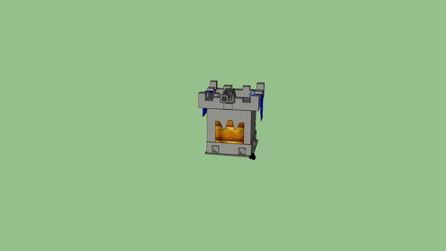 Clash Royale King Tower 3d model