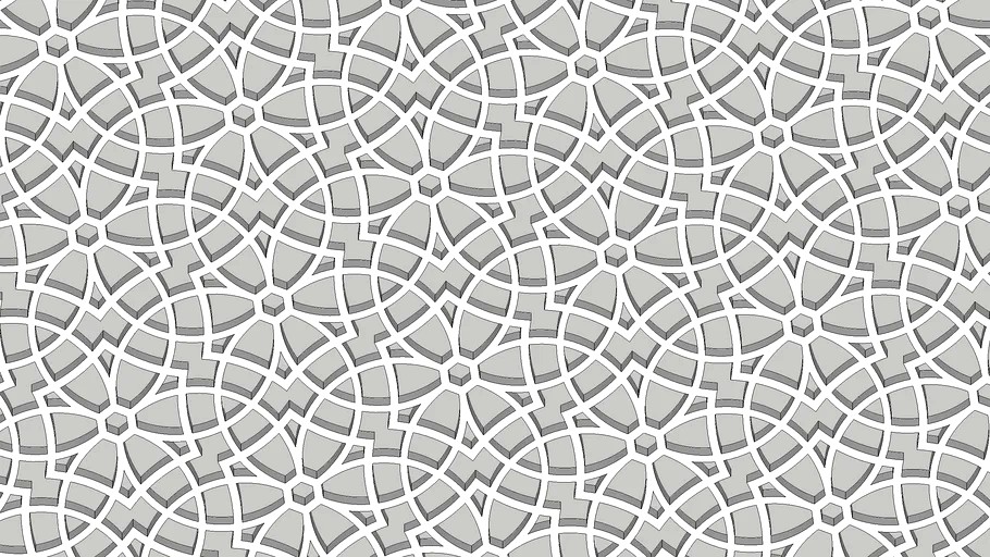 Islamic Decoration GRC 3d model