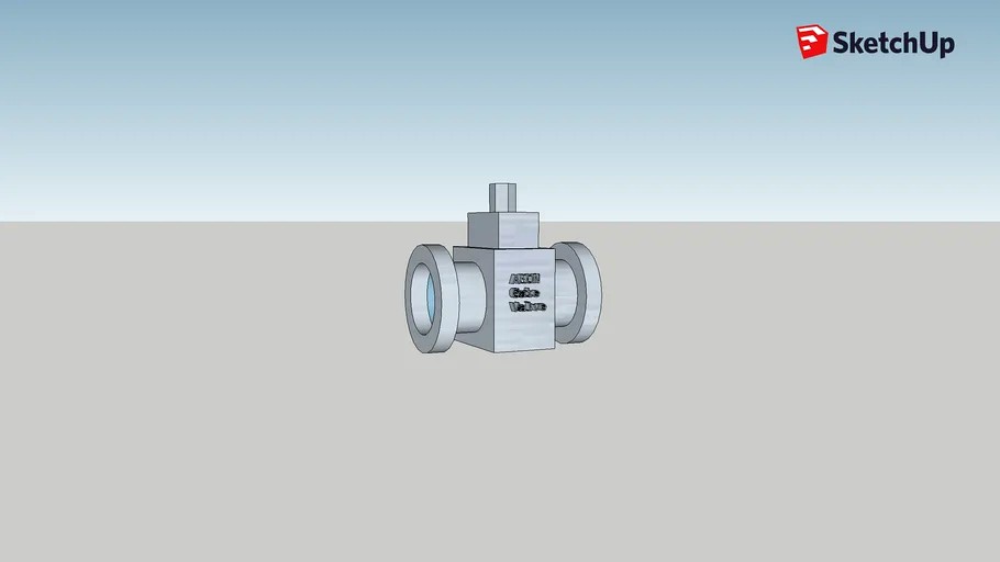 AEON gate valve 3d model