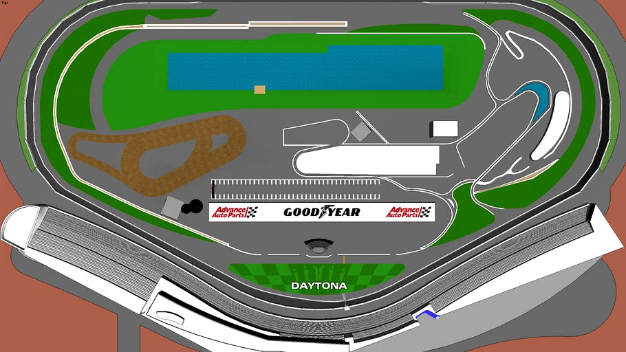 Daytona International Speedway 3d model