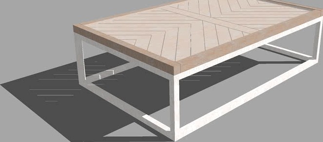Simple Table 3d model