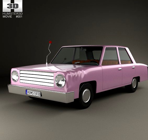 The Simpsons Homer Car 19893d model